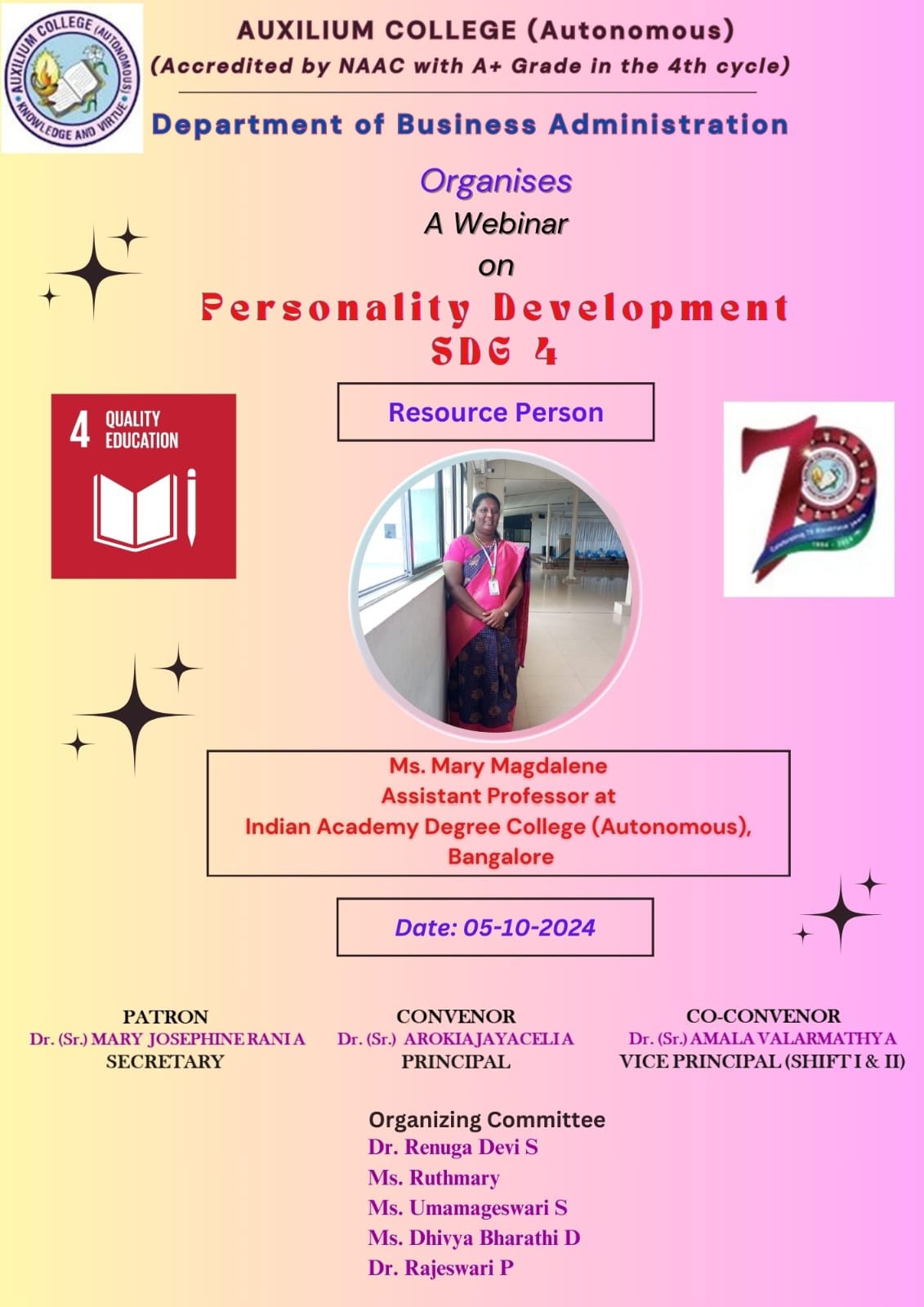 AUXILIUM COLLEGE (AUTONOMOUS)