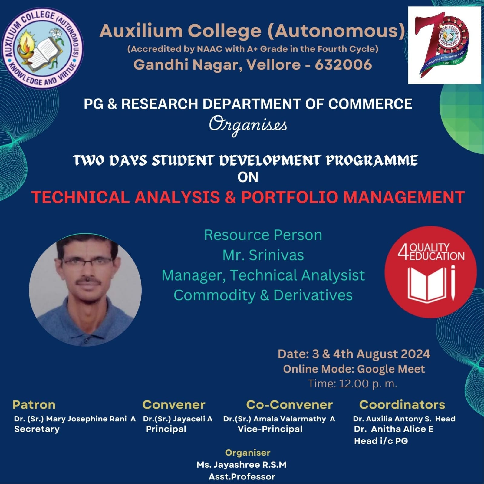 AUXILIUM COLLEGE (AUTONOMOUS)