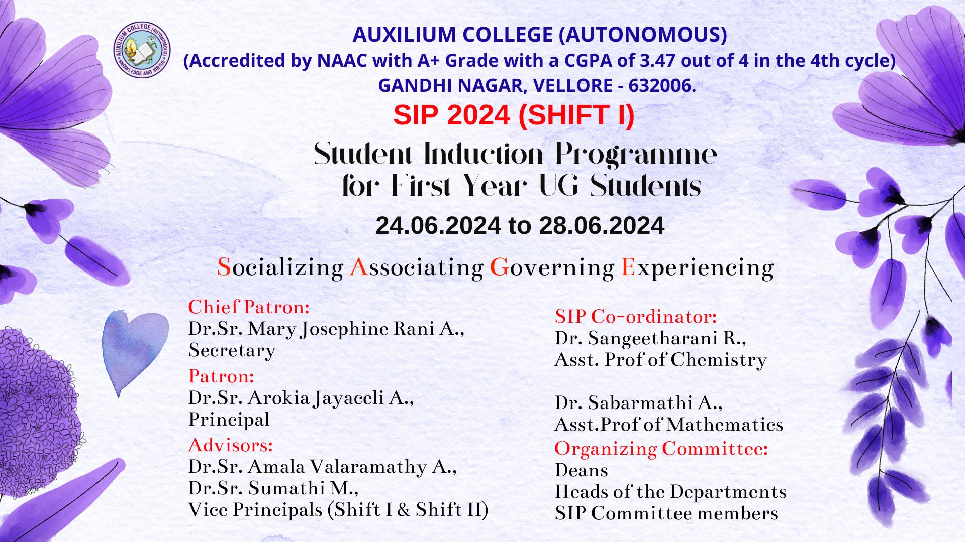 AUXILIUM COLLEGE (AUTONOMOUS)